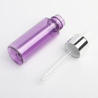 China Thick Plastic Dropper Bottles 30ml PET Plastic Material Screen Printing for sale