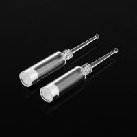 China Transparent 1ml Essential Oil Bottles PET Plastic Material Ampoule for sale