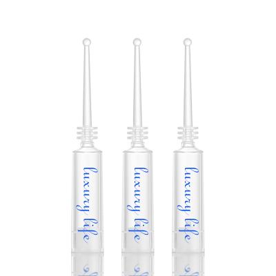 China Transparent 1ml Essential Oil Bottles PET Plastic Material Ampoule for sale