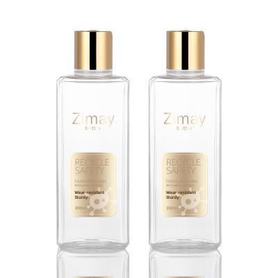 China Flat Empty Lotion Squeeze Bottles , Transparent 8 Oz Plastic Lotion Bottles for sale