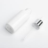 China Silver Cosmetic Dropper Bottle 50ml For Essential Oil 34mm Diameter for sale