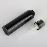 China Cylinder PET 180ml 200ml Packaging Black Foam Soap Dispenser Bottle Pump Airless for sale