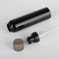 China Cylinder PET 180ml 200ml Packaging Black Foam Soap Dispenser Bottle Pump Airless for sale