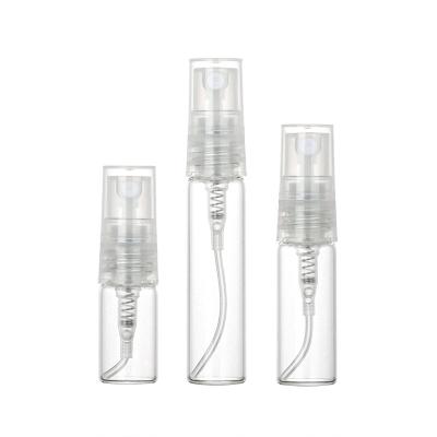 China PET Mini Travel Empty Mist Spray Bottles Perfume Fragrance Clear 2ml 3ml 5ml for sale