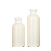 China Cosmetic Plastic Toner Bottle 300ml 350ml Transparent Round Plastic Bottle for sale