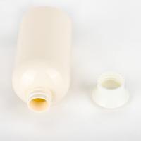 China Cosmetic Plastic Toner Bottle 300ml 350ml Transparent Round Plastic Bottle for sale