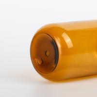 China 300ml Cylinder Plastic Screw Top Bottles Zimay With Flip Cap for sale