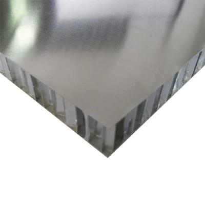 China Mill Finish Aluminum Honeycomb Panel 10mm Class B1 Flame Resistant Lightweight Composite for sale