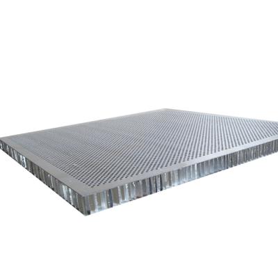 China 20mm Perforated Acoustic Ceiling Tiles Aluminum Honeycomb Core High Stiffness for sale