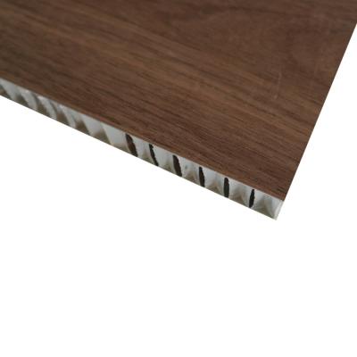 China Wood Texture Aluminum Honeycomb Composite Panels 1200x2400mm for Furniture Cabinet for sale