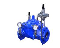 China Blue Ral5005 Flow Control Valve Maximum Pressure PN16 for sale