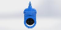 China DN600 Resilient Seated Gate Valve With Epoxy Coated Wedge for sale