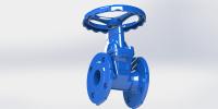 China Non Rising Stem Water Gate Valve WRAS Approved Top Cap Operated for sale