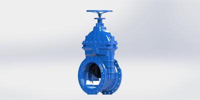 China Corrosion Resistant Non Rising Stem Valve Ductile Iron Wras Approved With Hand Wheel for sale