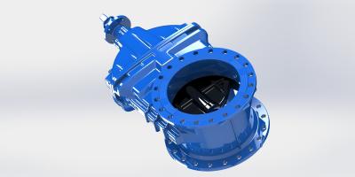 China FBE Coated Non Rising Stem Resilient Seated Gate Valve With Handwheel for sale