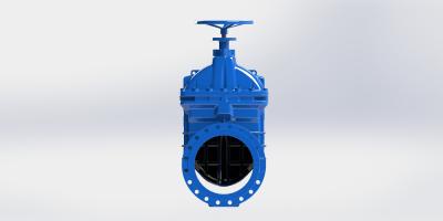 China Large Flow Capacity BS Flanged Water Gate Valve With Manual / Electric Actuated Switch for sale