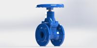 China Flange Type Resilient Seated Gate Valve Handwheel Operated Available With FBE Coated for sale
