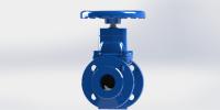 China Corrosion Resistant Flange Connection Gate Valve For Water Works for sale