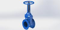 China BS EN 1074-2 Non Rising Stem Gate Valve WRAS Approved for sale