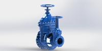 China Soft Sealing Resilient Seated Gate Valve FBE Coating Handwheel Or Top Cap for sale