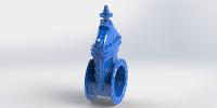 China Durable Ductile Iron Flange Type Outside Screw Yoke Gate Valve for sale
