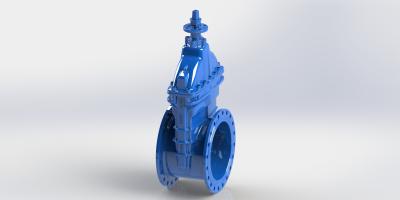 China Durable Ductile Iron Flange Type Outside Screw Yoke Gate Valve for sale