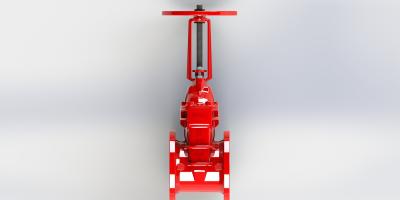 China Red Epoxy Coated Ul Fm Gate Valve Long Lasting Performance for sale
