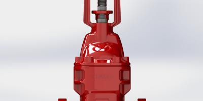 China Flange Or Groove Type Non Rising Stem Resilient Seated Valve UL FM Approved for sale