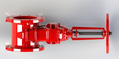 China Light Operation Torque Wedge Type Gate Valve , UL FM Aproved Water Flow Control Valve for sale