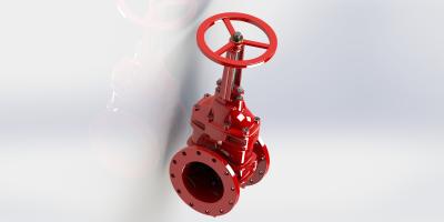 China UL FM Gate Valve Outside Screw Yoke Type For Fire Protection Service for sale