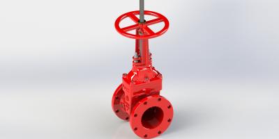 China Ductile Iron UL FM Approved Gate Valve Temperature Range -10C To 80C for sale