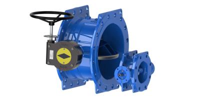 China EPDM Seal Double Eccentric Butterfly Valve Stainless Steel Disc Ring With Big Torque for sale