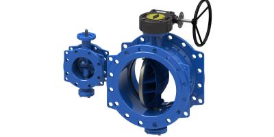 China Arch Or Flat Shape Double Eccentric Butterfly Valve Drinking Water Standard for sale
