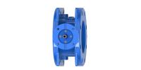 China Drinking Water Blue High Performance Butterfly Valves With Arch Shape Design for sale