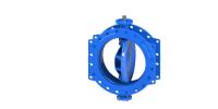China GGG50 Ductile Iron Double Eccentric Butterfly Valve Stainless Steel 316L Disc Ring for sale