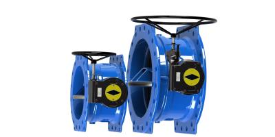 China Dovetail Shape Double Eccentric Butterfly Valve With Stainless Steel Disc Ring for sale