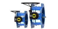 China Modulating On Off FBE Coated Double Eccentric Butterfly Valve Dovetail Design for sale