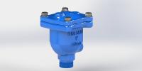 China RAL 5010 Combination Air Release Valve EN1074-4 AWWA C515 for sale