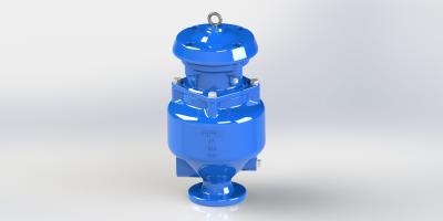 China Large Air Intake Sewage Air Release Valve With EPOXY Coated Triple Function for sale