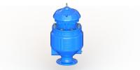 China Ductile Iron Sewage Air Release Valve with High Temperature Resistance ≤80℃ and Anti-Corrosion for Wastewater Systems for sale