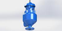 China Flange Type Combination Sewage Air Release Valve Full Flow Area for sale