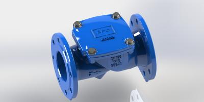 China Swing Flex Nylon Reinforcement Rubber Disc Check Valve Anti Water Hammer for sale