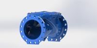 China DN50-700 Swing Flex Check Valve with EPDM Seal Material and Flange PN16 End Connection for Water Pipeline Flow Control for sale