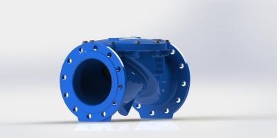 China Waterproof Rubber Disc Swing Flex Check Valve Flange Connection For Water for sale