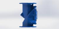 China EPDM Or NBR Coated Disc Swing Flex Check Valve Resist Reverse Flow for sale