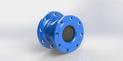 China PN10 PN16 Soft Sealed Non Slam Check Valve Flange Ductile Iron for sale