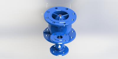 China Ductile Iron Non Slam Check Valve With Anti Water Hammer PN10/16/25 for sale