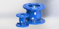 China PN25 Pressure Non Slam Check Valve with Ductile Iron Construction and Flange End Connection for Industrial Applications for sale