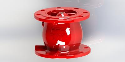China Quick Close Non Slam Check Valve Hydrodynamic Design Low Head Loss for sale