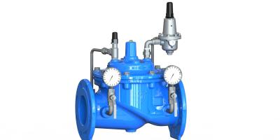 China EN1092-2 Flange Water Pressure Reducing Valve A200 with SS304 Seat for sale